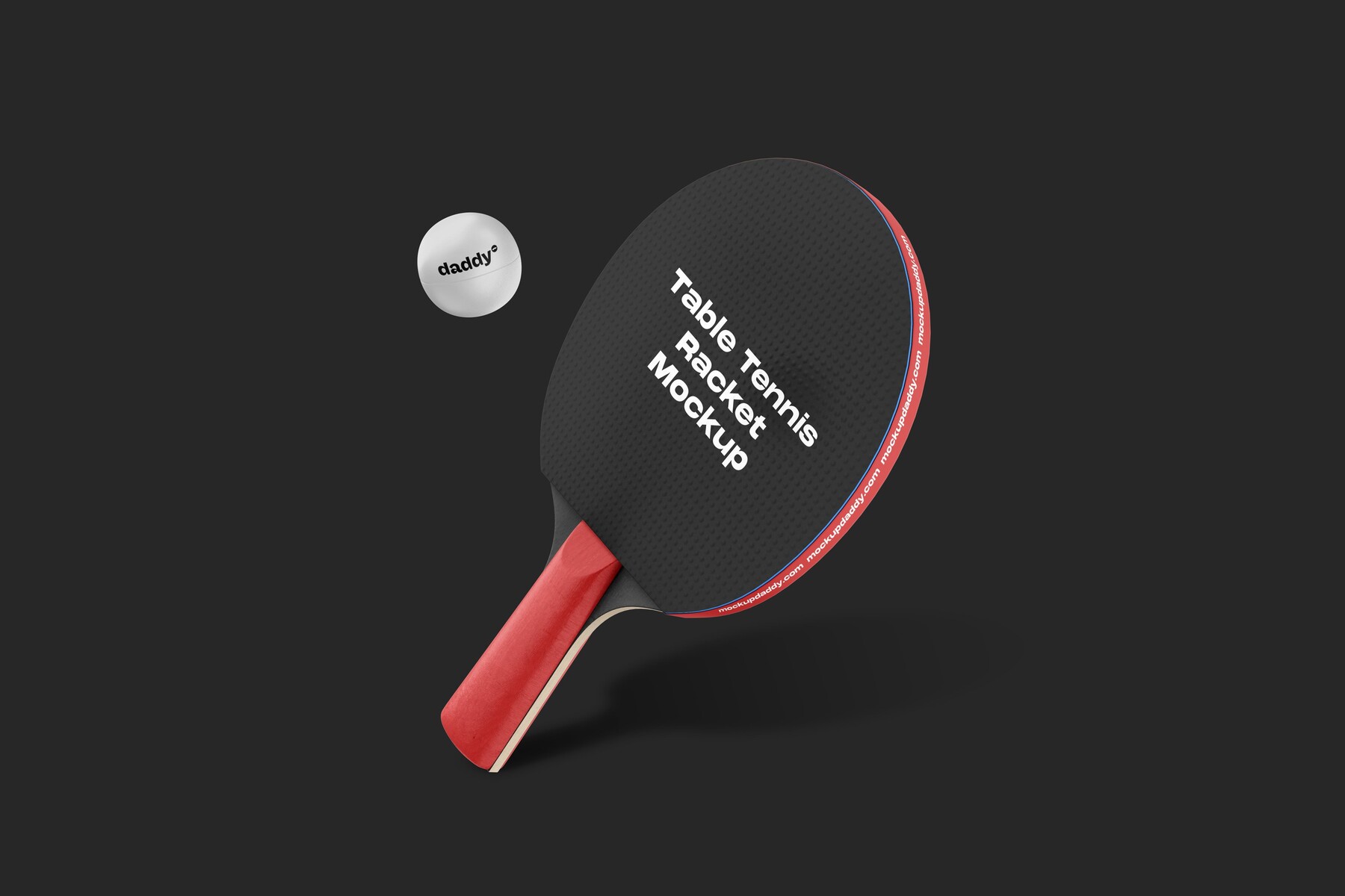 ArtStation - Table Tennis Racket & Ball Mockup | Artworks