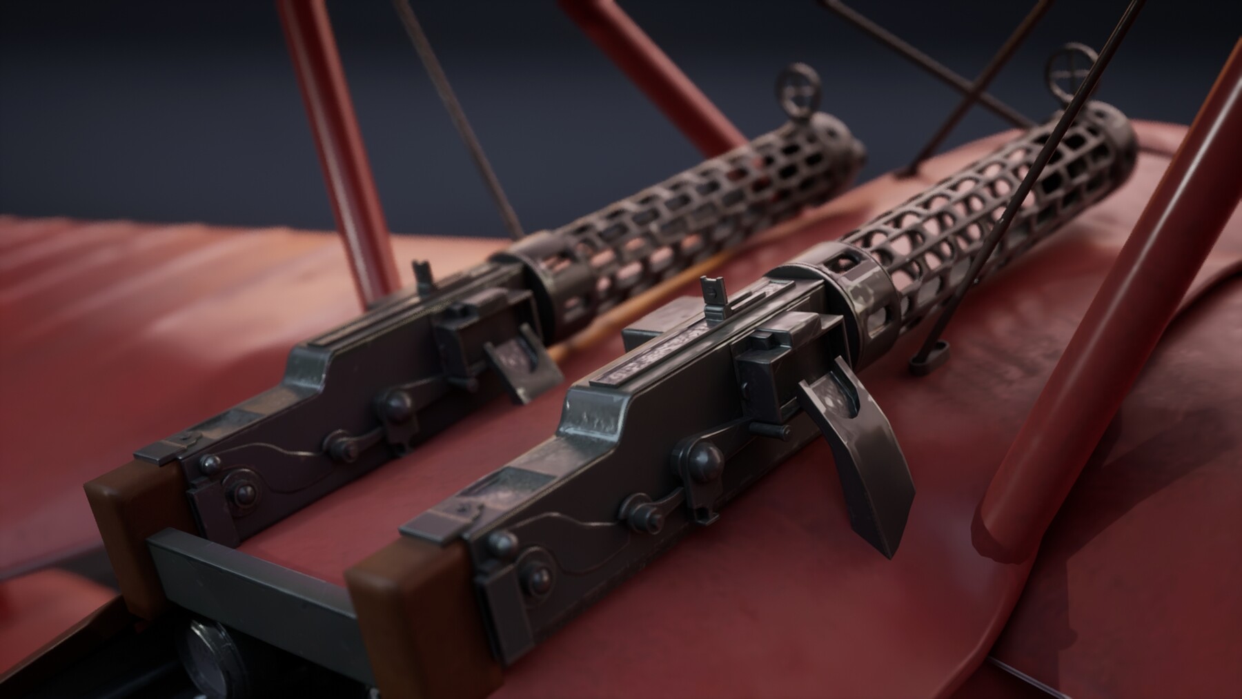 ArtStation - Fokker Dr.I - ww1 Red baron - 3d model | Resources