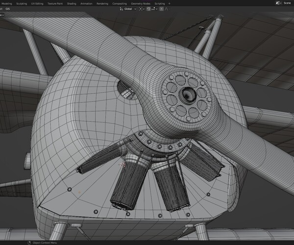 ArtStation - Fokker Dr.I - ww1 Red baron - 3d model | Resources