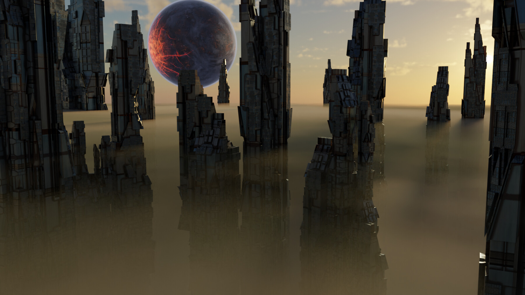 ArtStation - Scifi World Generator for Blender | Resources