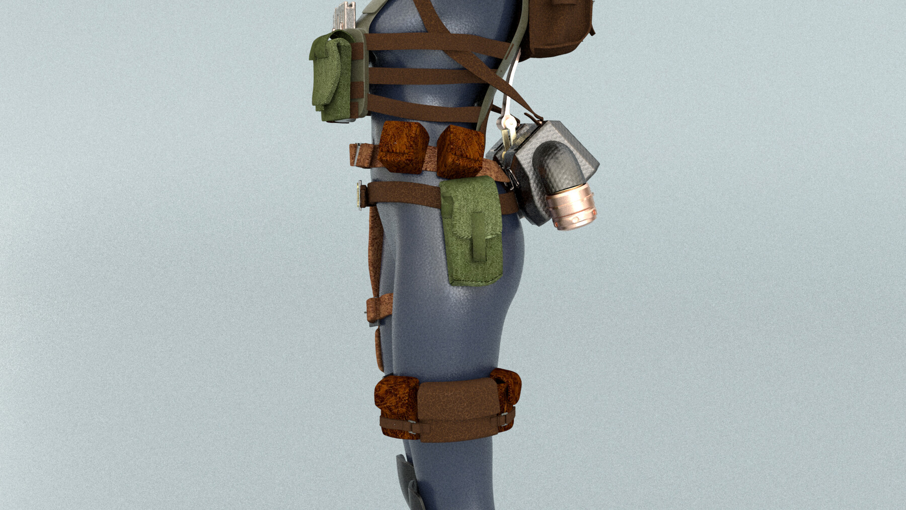 ArtStation - laos Game Female Soldier | Game Assets