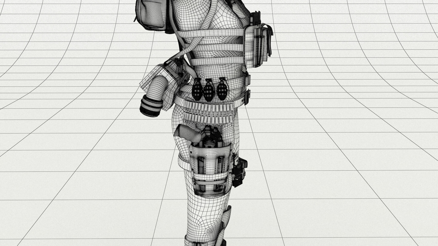 ArtStation - laos Game Female Soldier | Game Assets