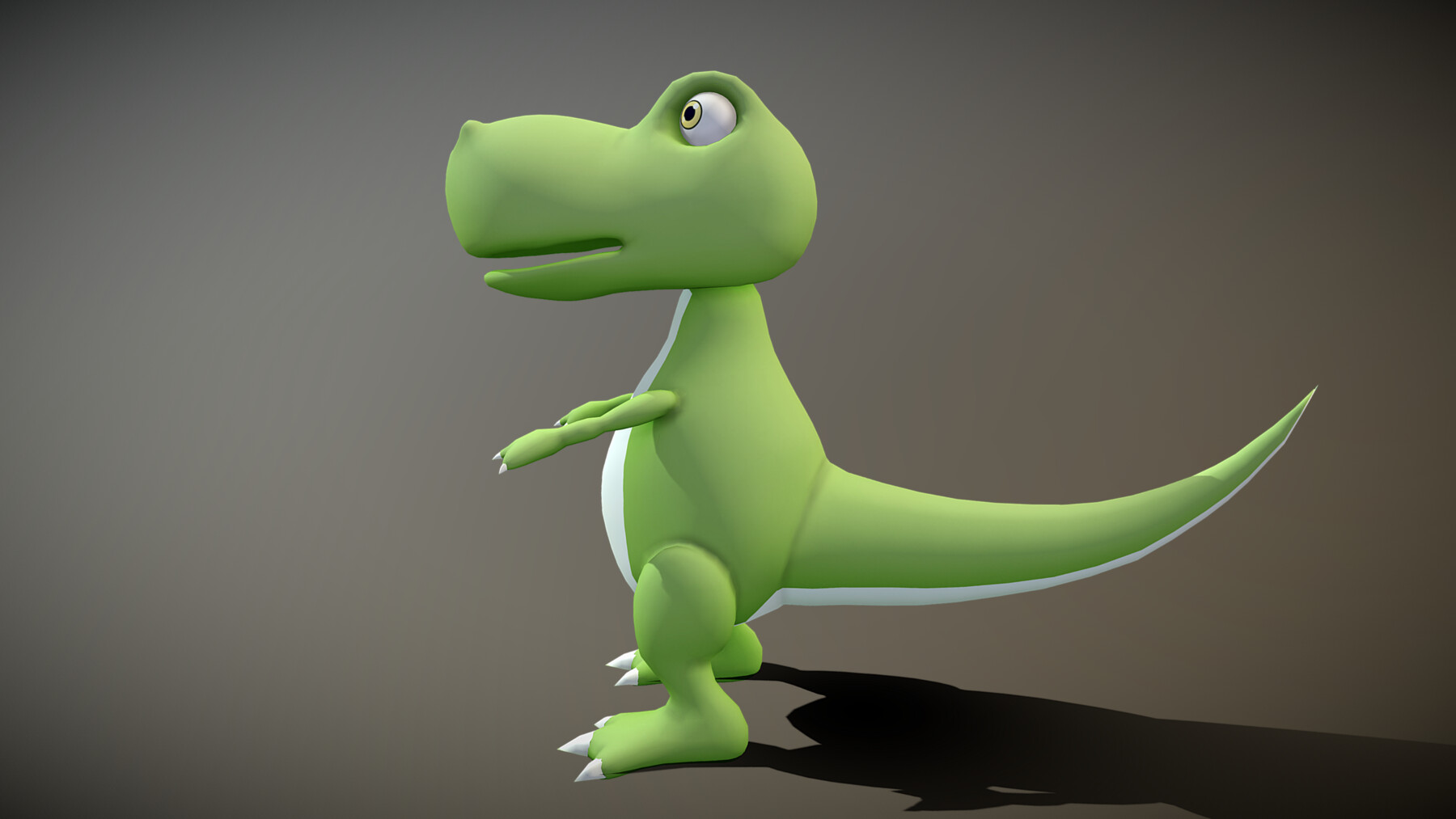 Cute Cartoon T Rex