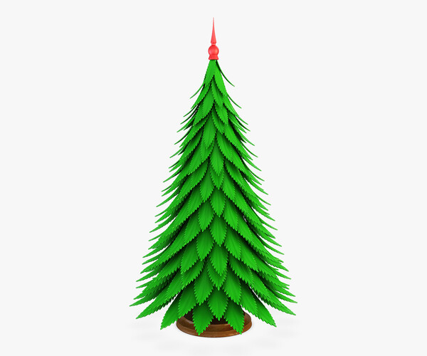ArtStation - Cartoon Christmas Tree v 1 | Resources