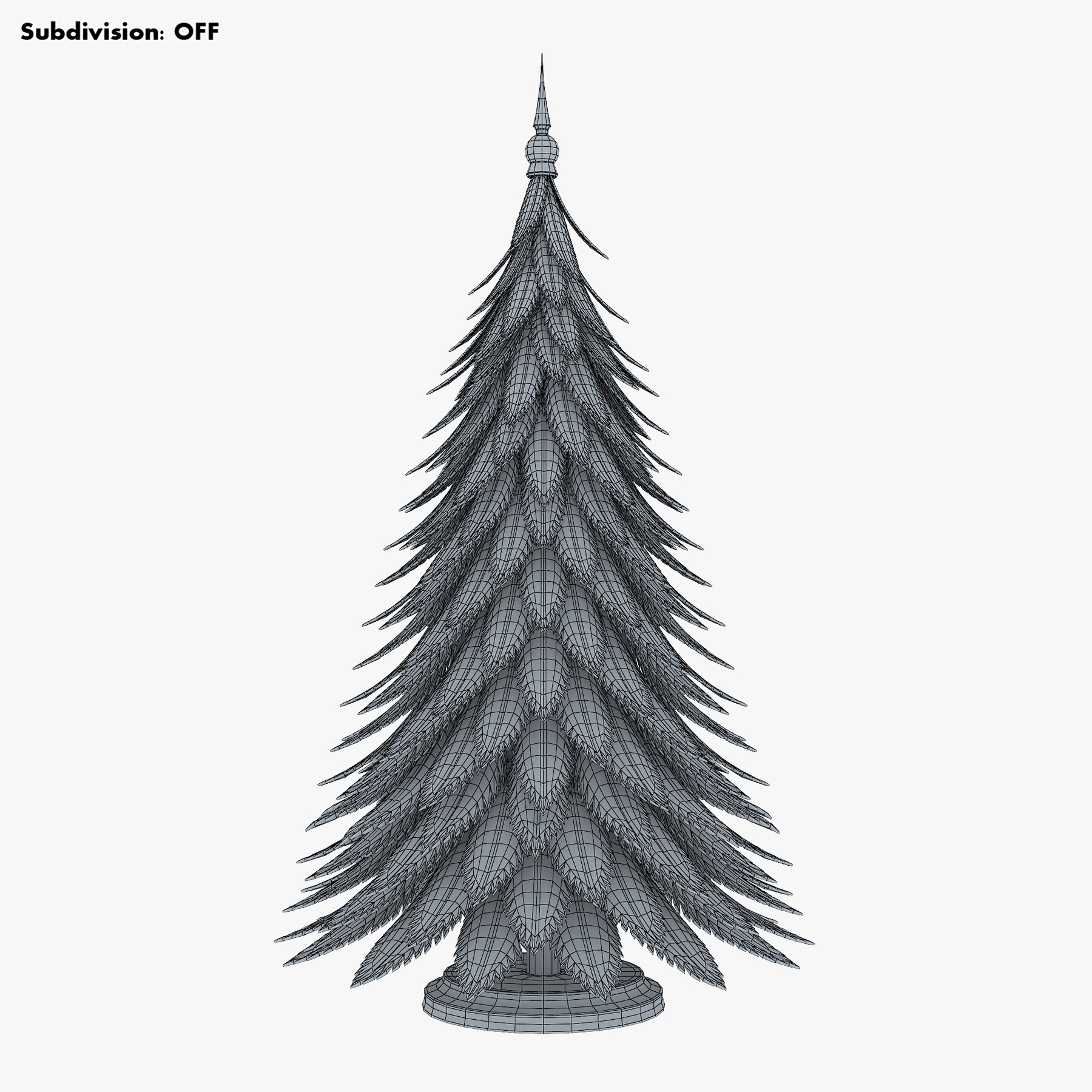 ArtStation - Cartoon Christmas Tree v 1 | Resources