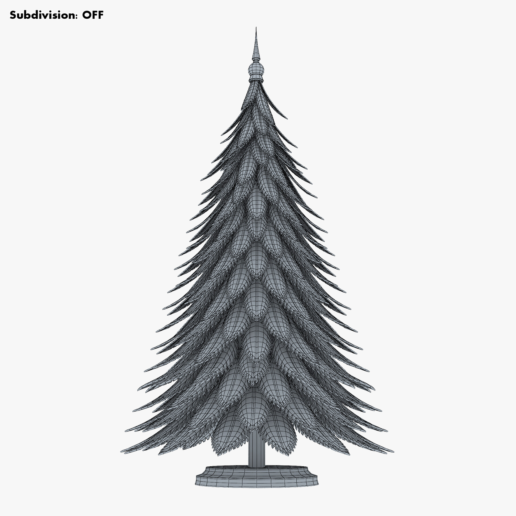 ArtStation - Cartoon Christmas Tree v 1 | Resources