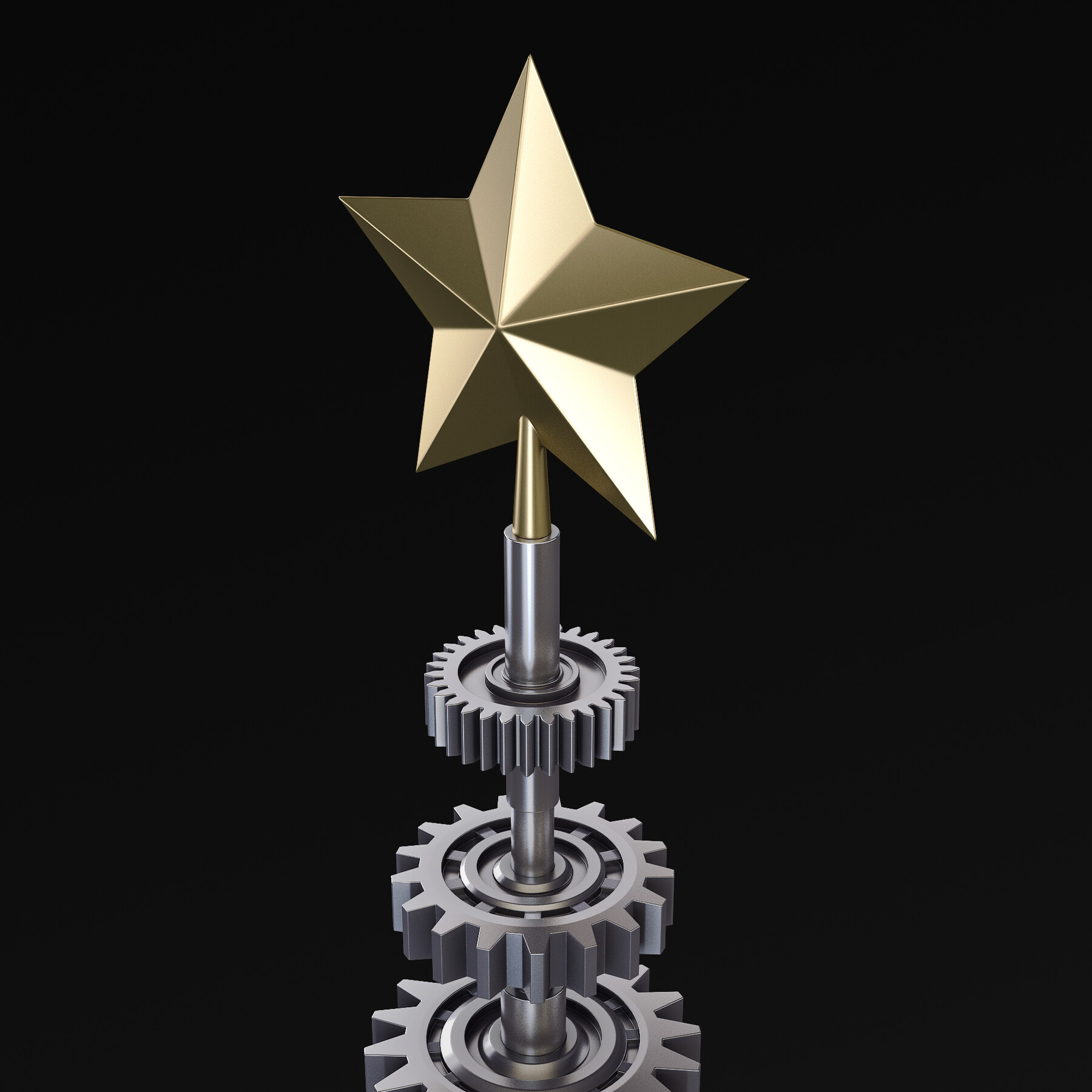 ArtStation - Stylized Gear Christmas Tree v 1 | Resources