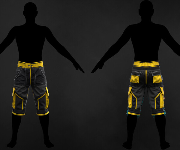 ArtStation - Tutorial MD/Clo3D - Realistic Shorts | Tutorials