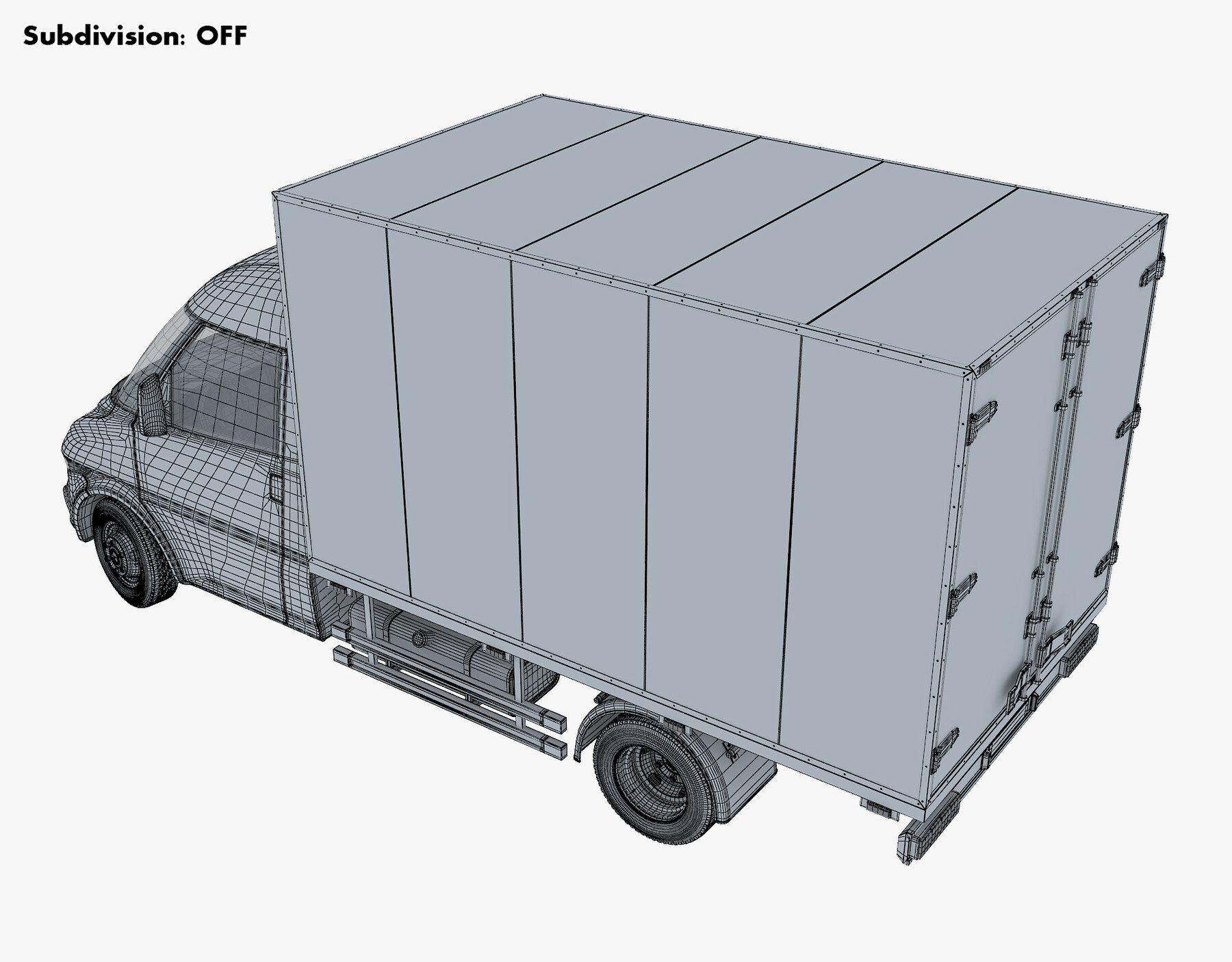 ArtStation - Generic Box Truck v 1 | Resources