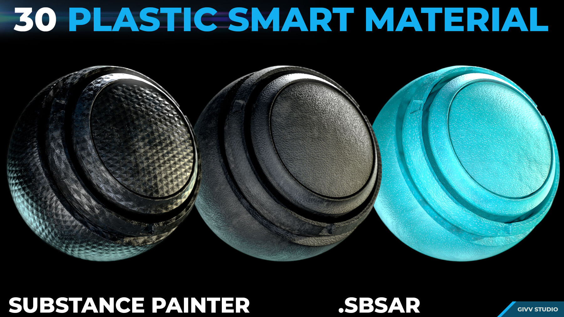 ArtStation - 30 Plastic Material - Smart Material + 4K Textures Set ...