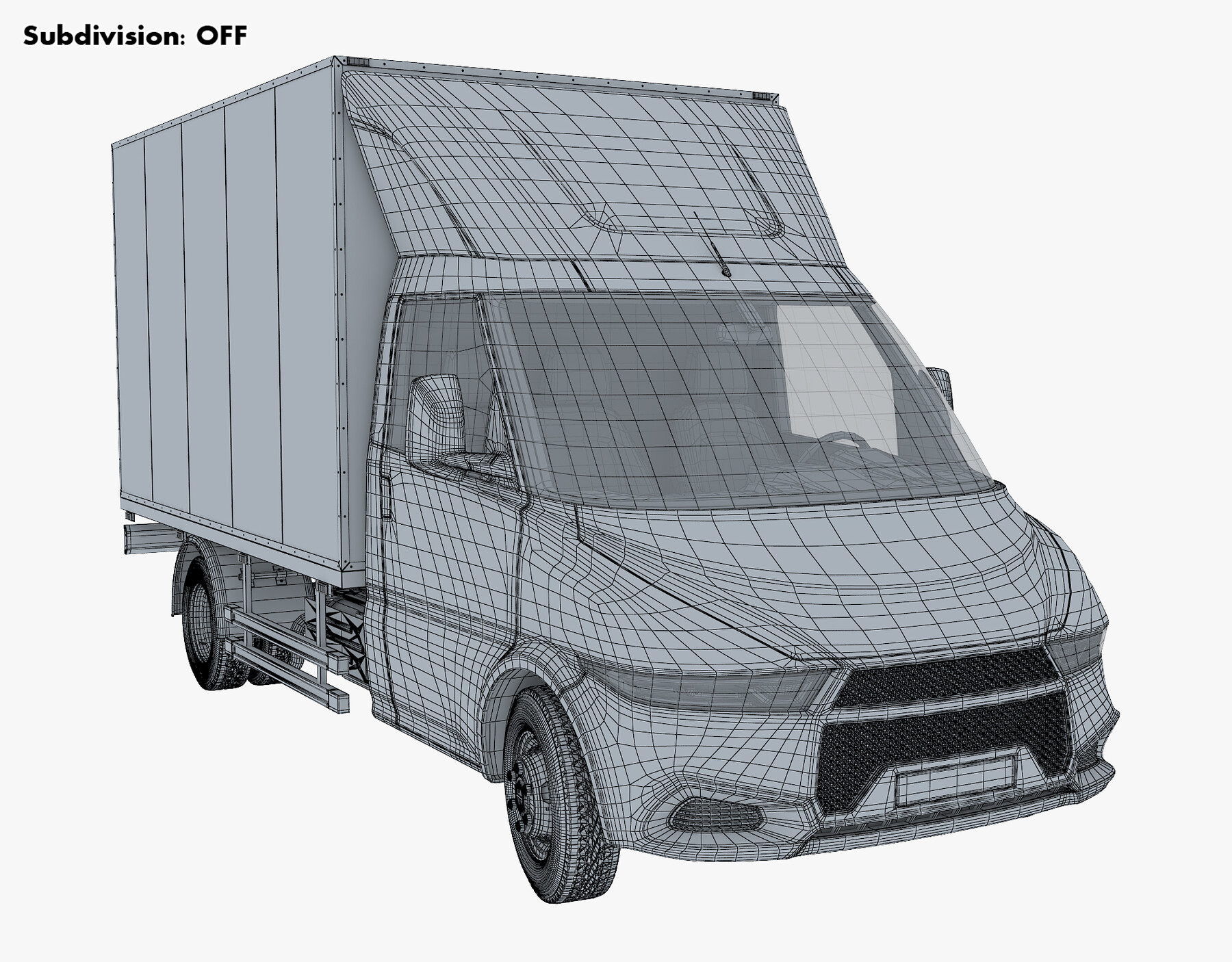 ArtStation - Generic Box Truck v 2 | Resources