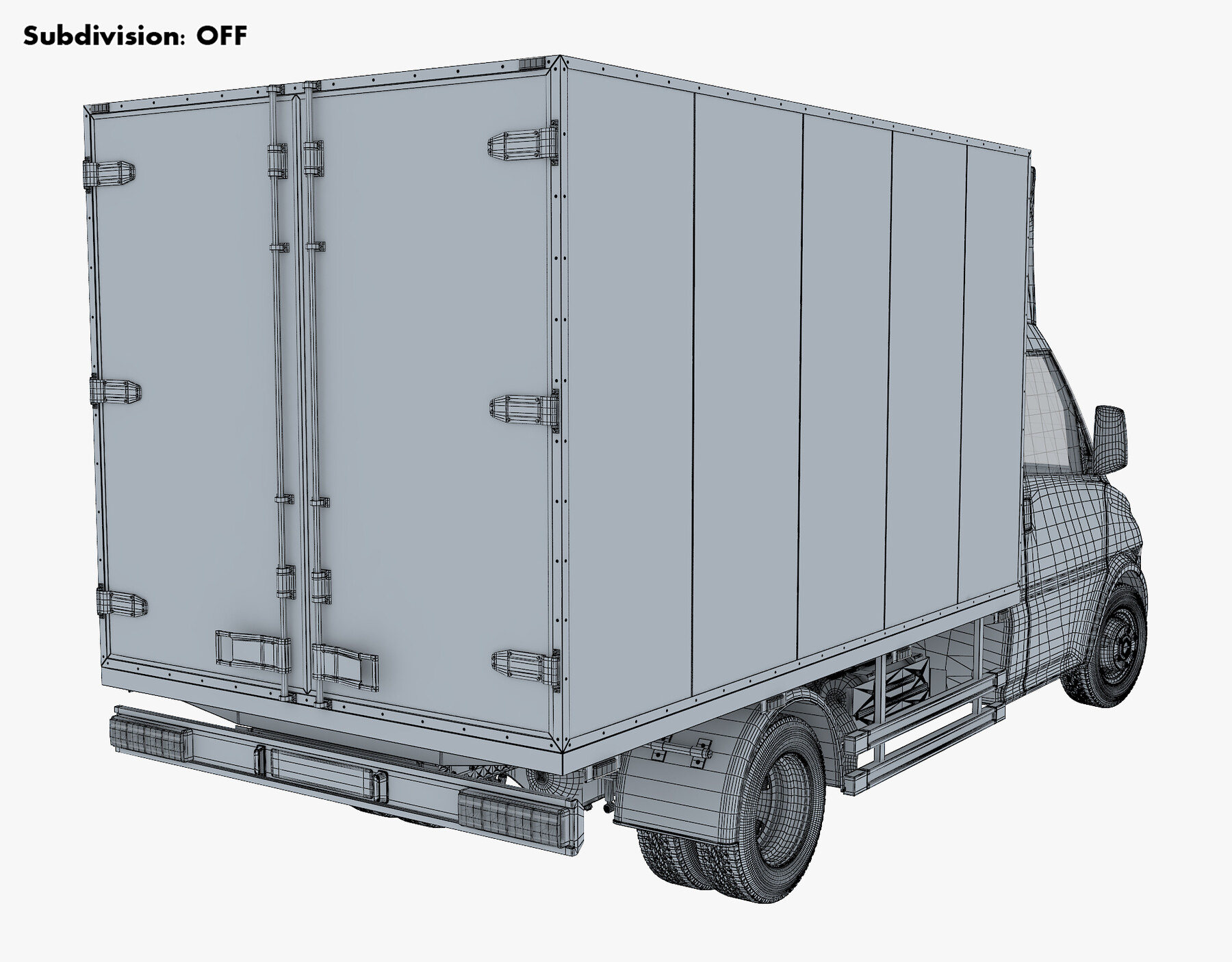 ArtStation - Generic Box Truck v 2 | Resources
