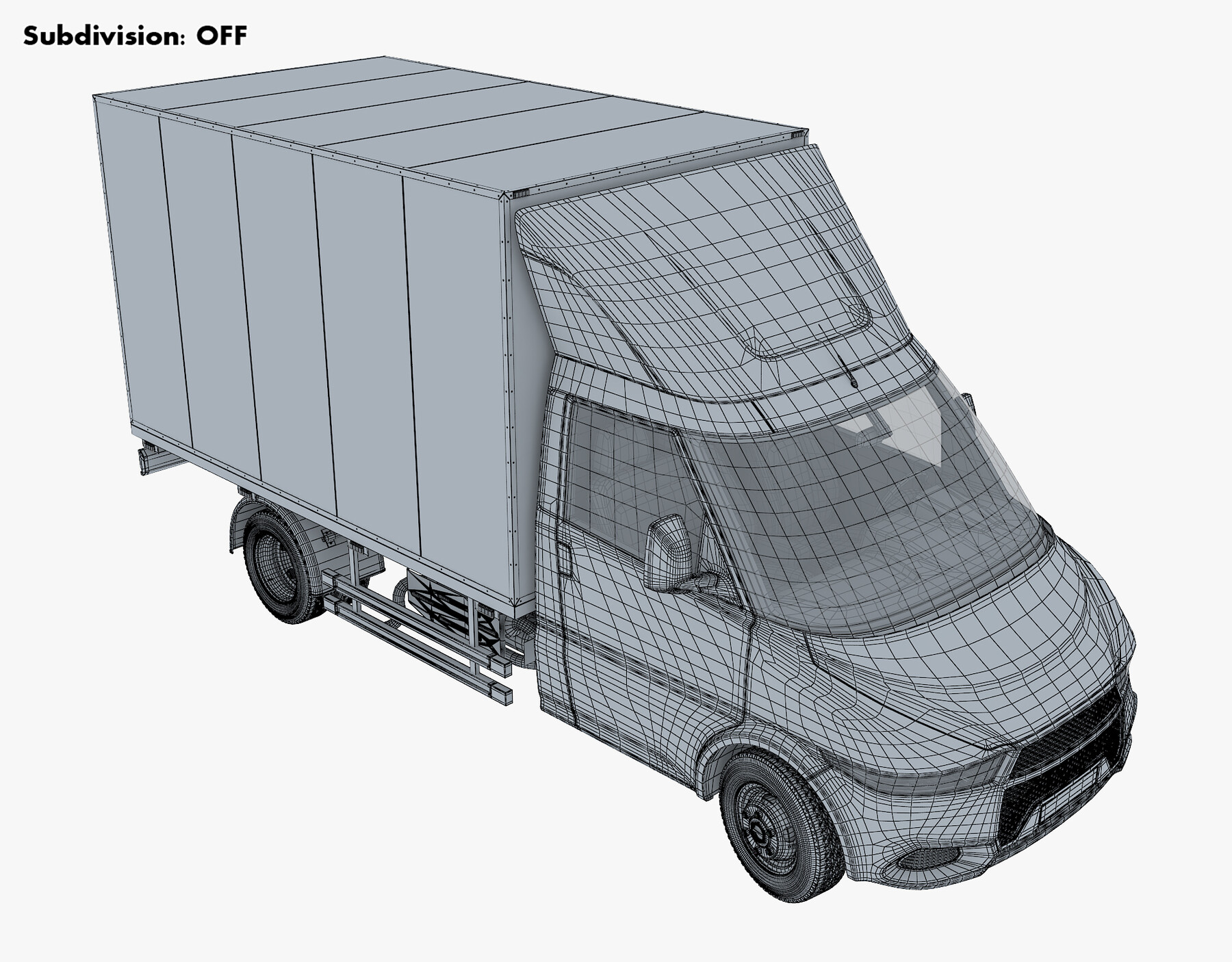 ArtStation - Generic Box Truck v 2 | Resources