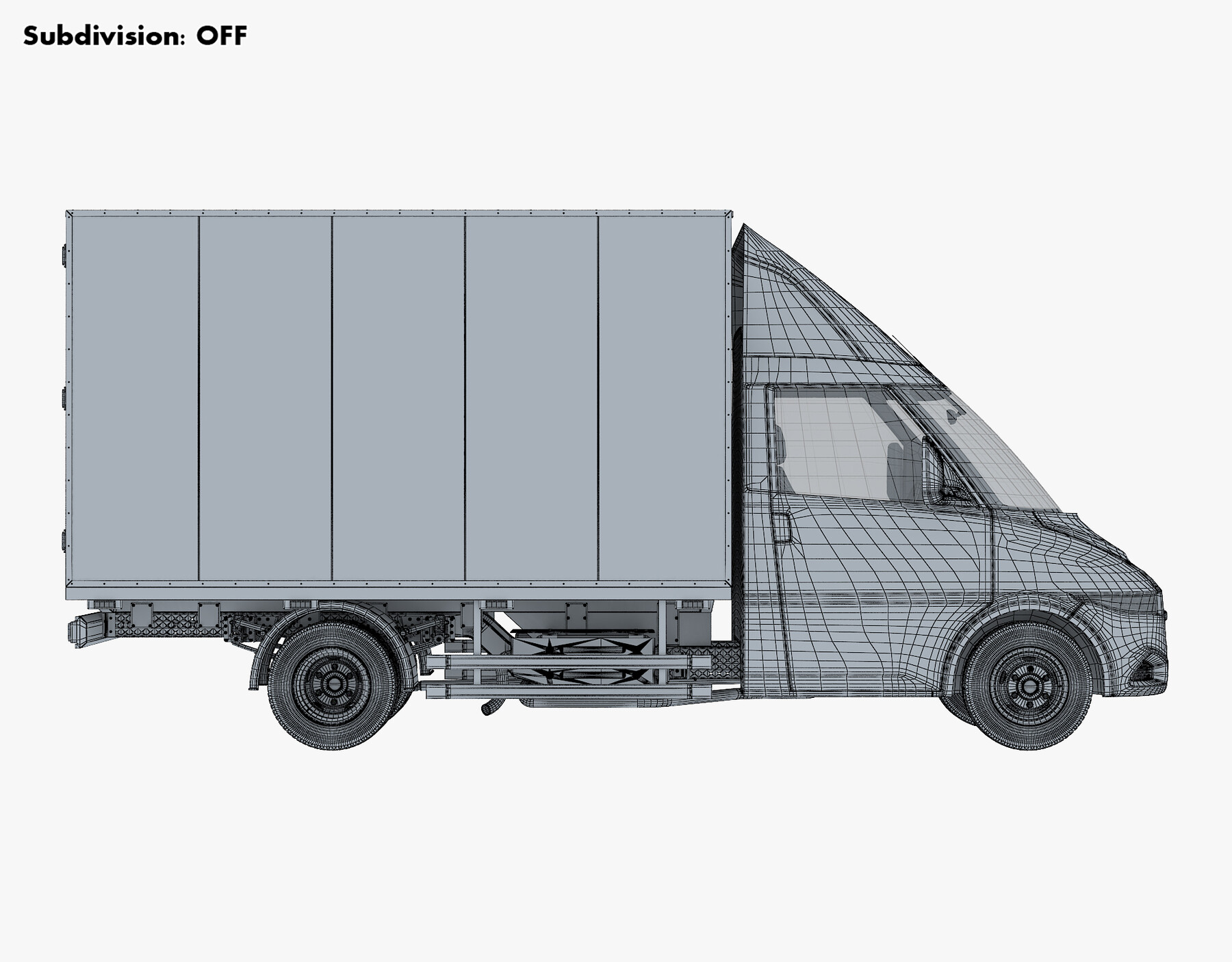 ArtStation - Generic Box Truck v 2 | Resources
