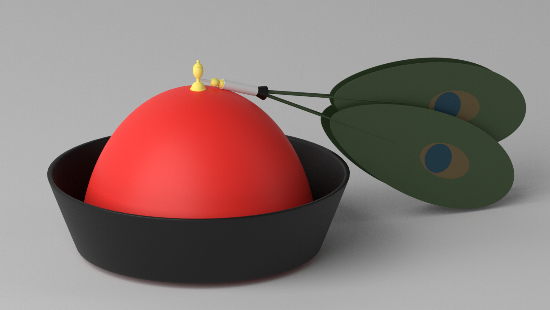 Philip Storm - Chinese Qing Dynasty Official Hat