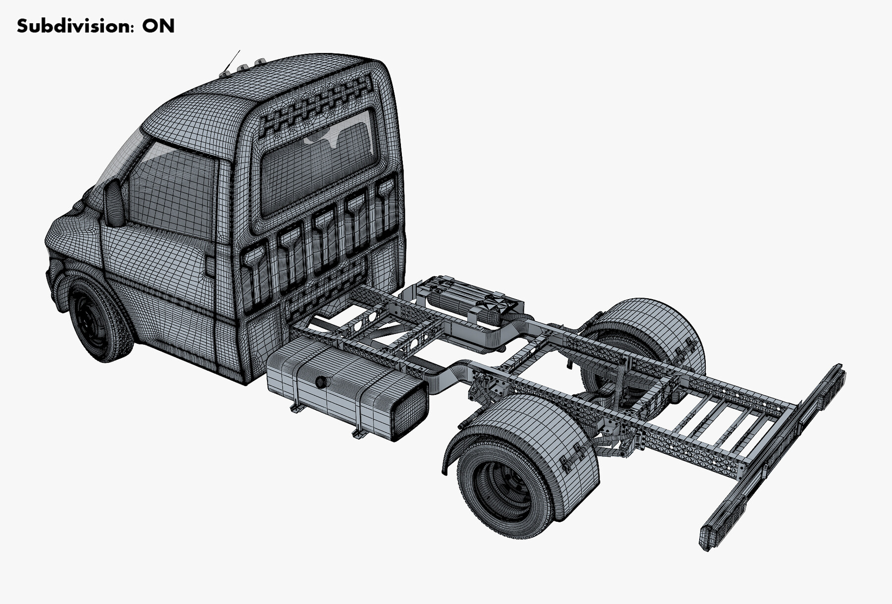 ArtStation - Generic Truck Chassis Frame v 1 | Resources