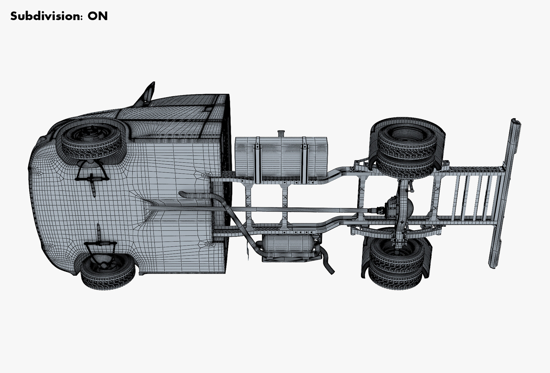 ArtStation - Generic Truck Chassis Frame v 1 | Resources