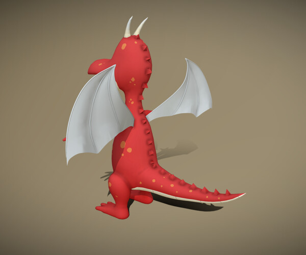 ArtStation - Cartoon Dragon | Game Assets