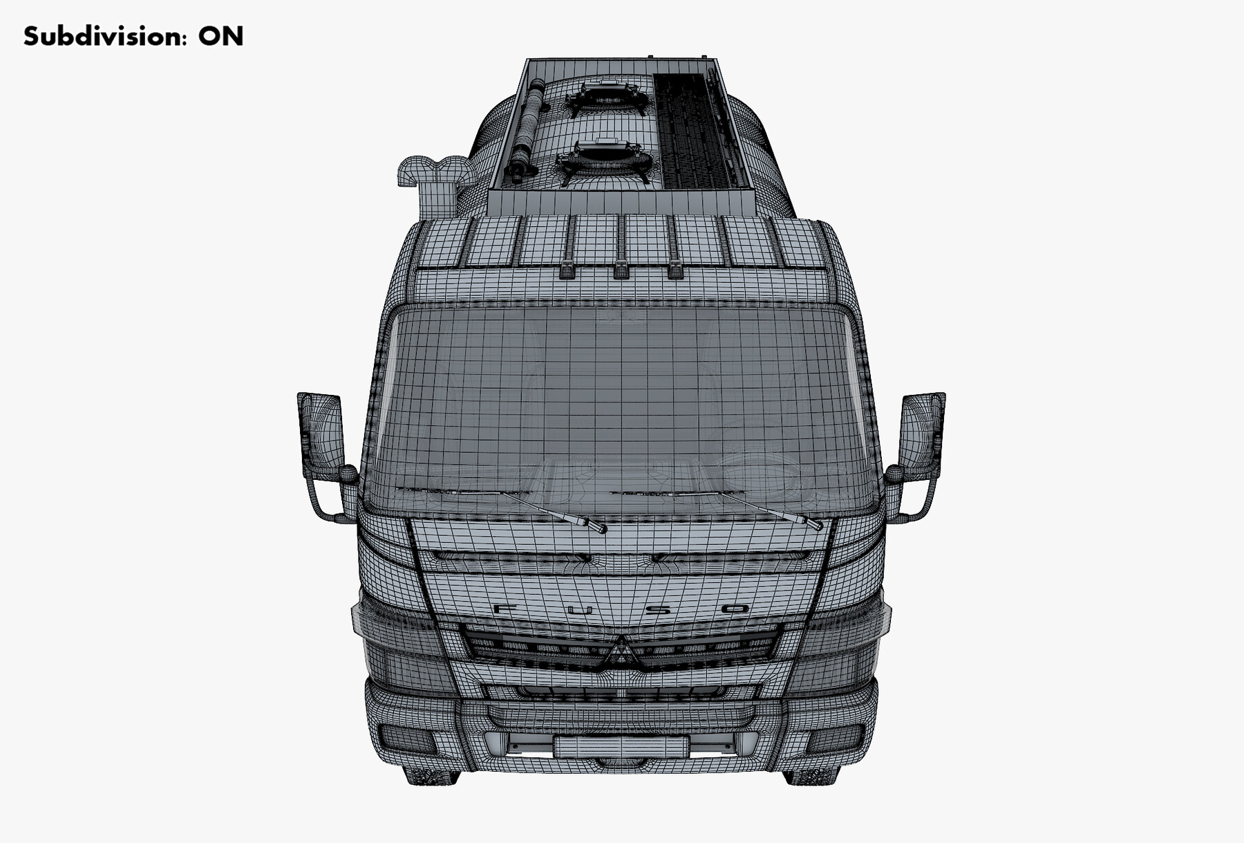 ArtStation - Mitsubishi Fuso Canter 4x4 Tanker 2016 | Resources