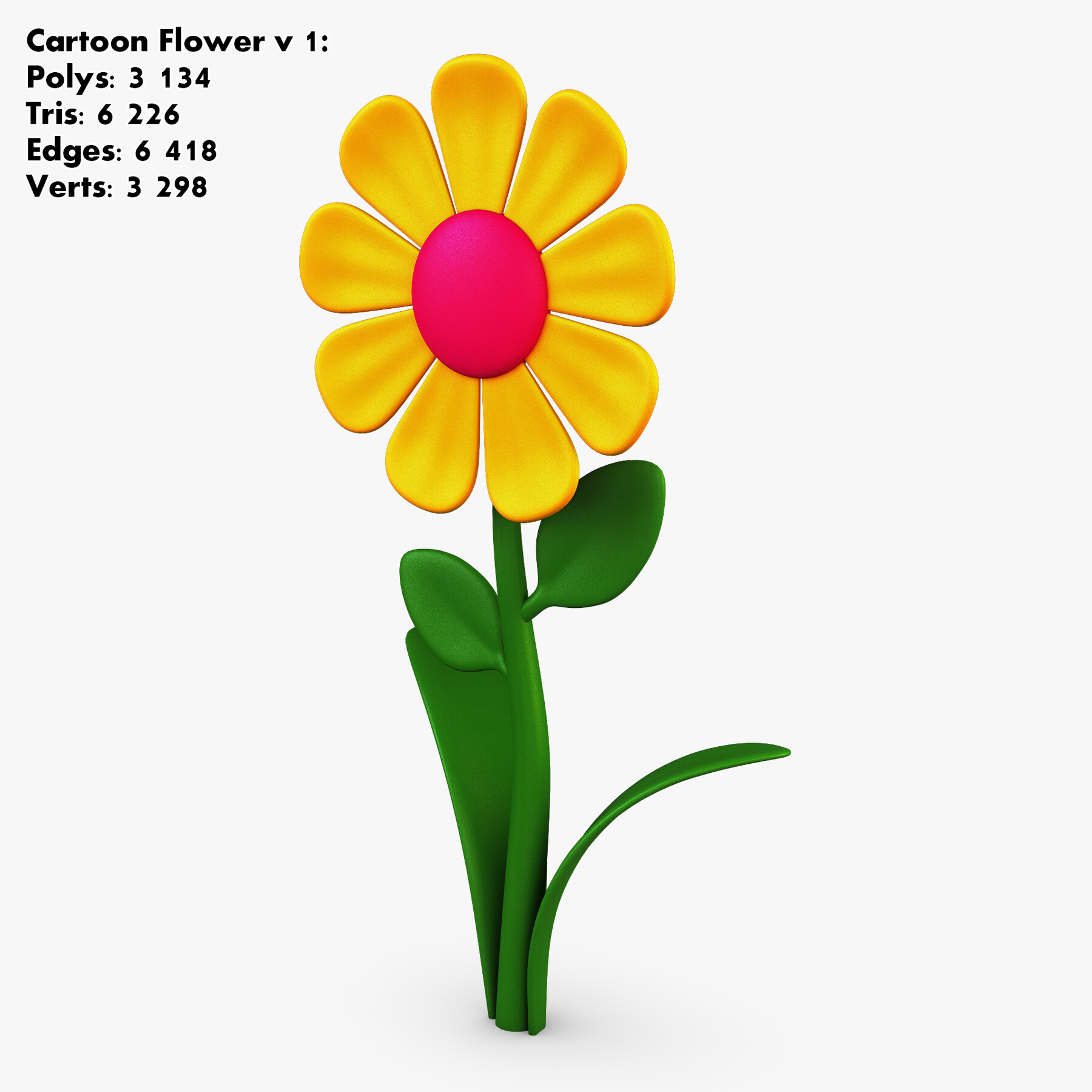 ArtStation - Cartoon Flower Collection volume 1 | Resources