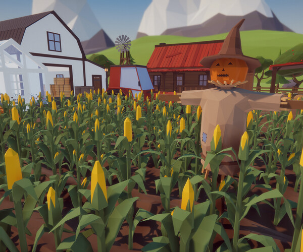 ArtStation - Low Poly Farm Pack - Asset for Unity 3D, Map and Models | Game Assets