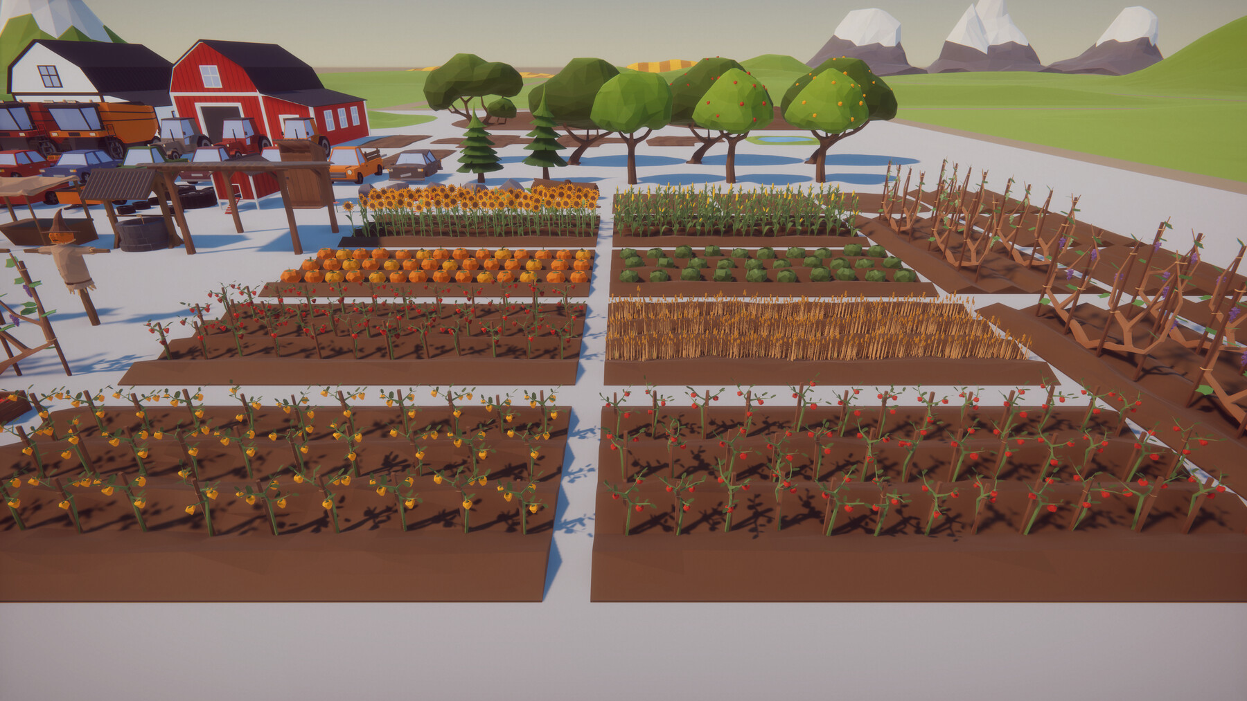 ArtStation - Low Poly Farm Pack - Asset for Unity 3D, Map and Models | Game Assets
