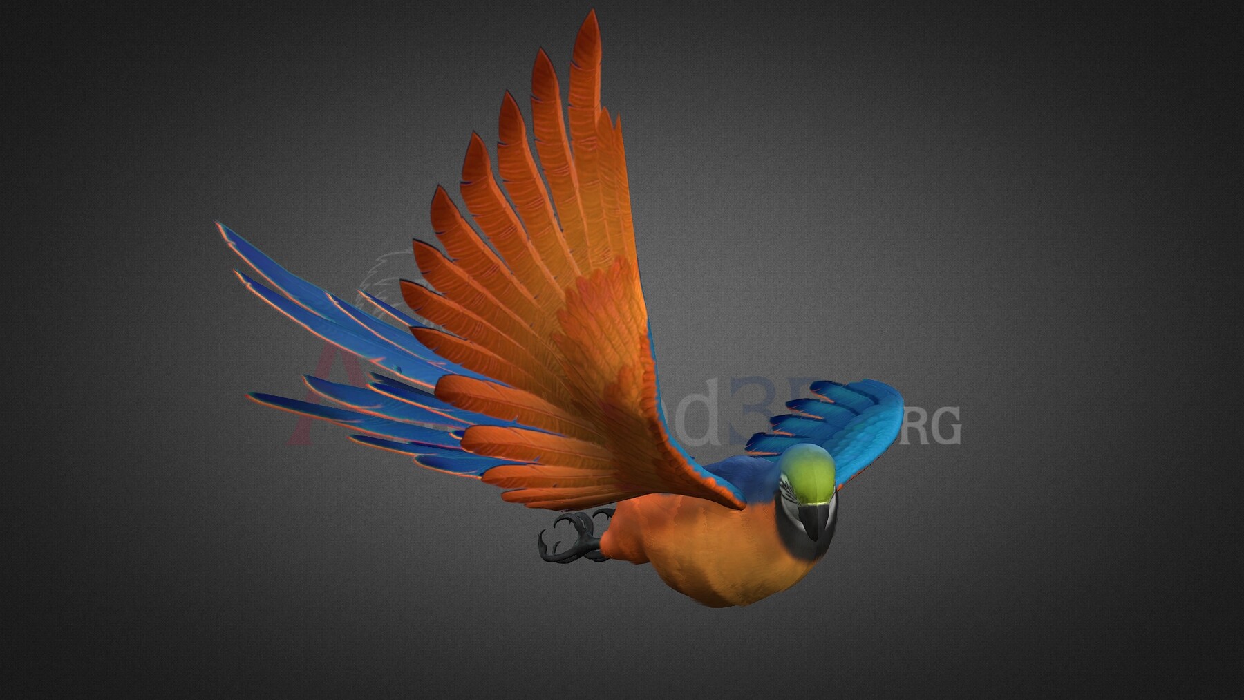 ArtStation - Parrot-1-FlyPlay | Game Assets