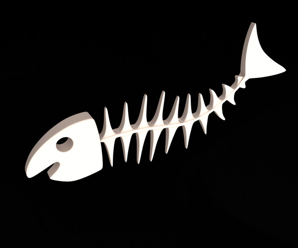 ArtStation - Fish Bone Cartoon | Resources