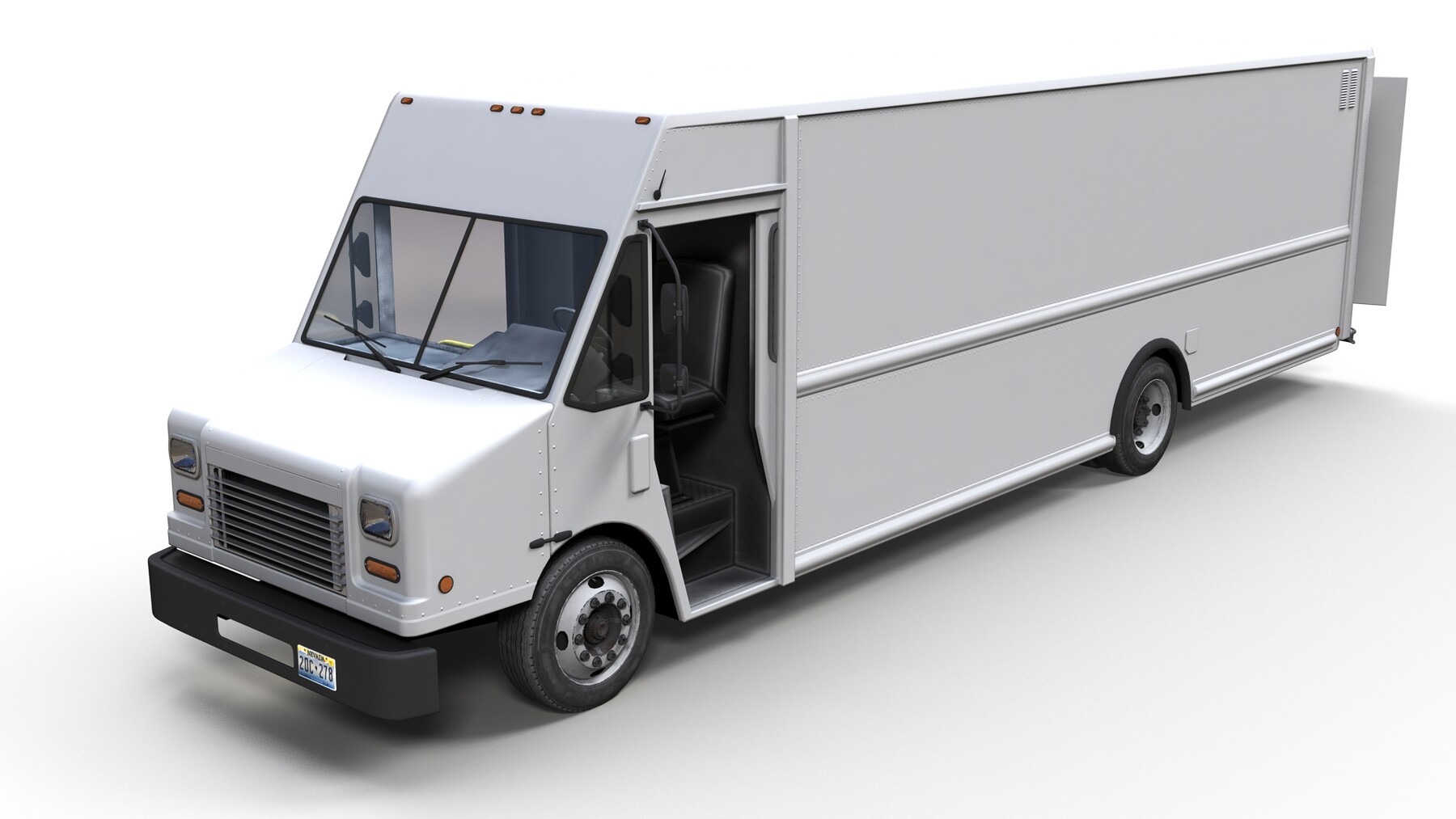 ArtStation - Freightliner P1200 step van | Game Assets