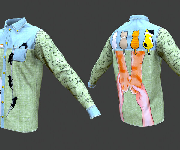 ArtStation - Shirts Pack Male | Game Assets