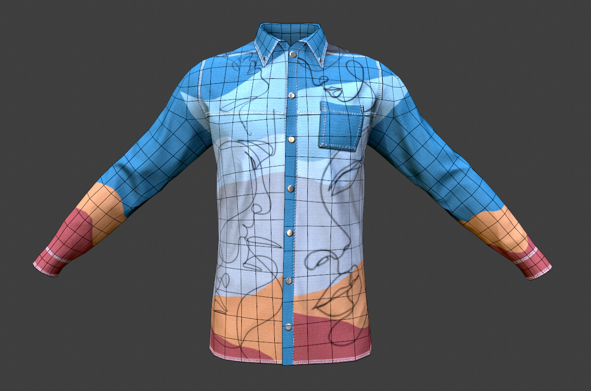 ArtStation - Shirts Pack Male | Game Assets