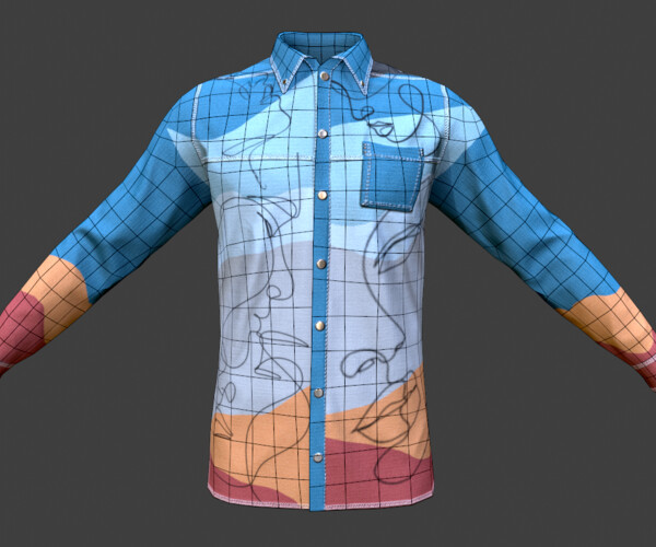 ArtStation - Shirts Pack Male | Game Assets