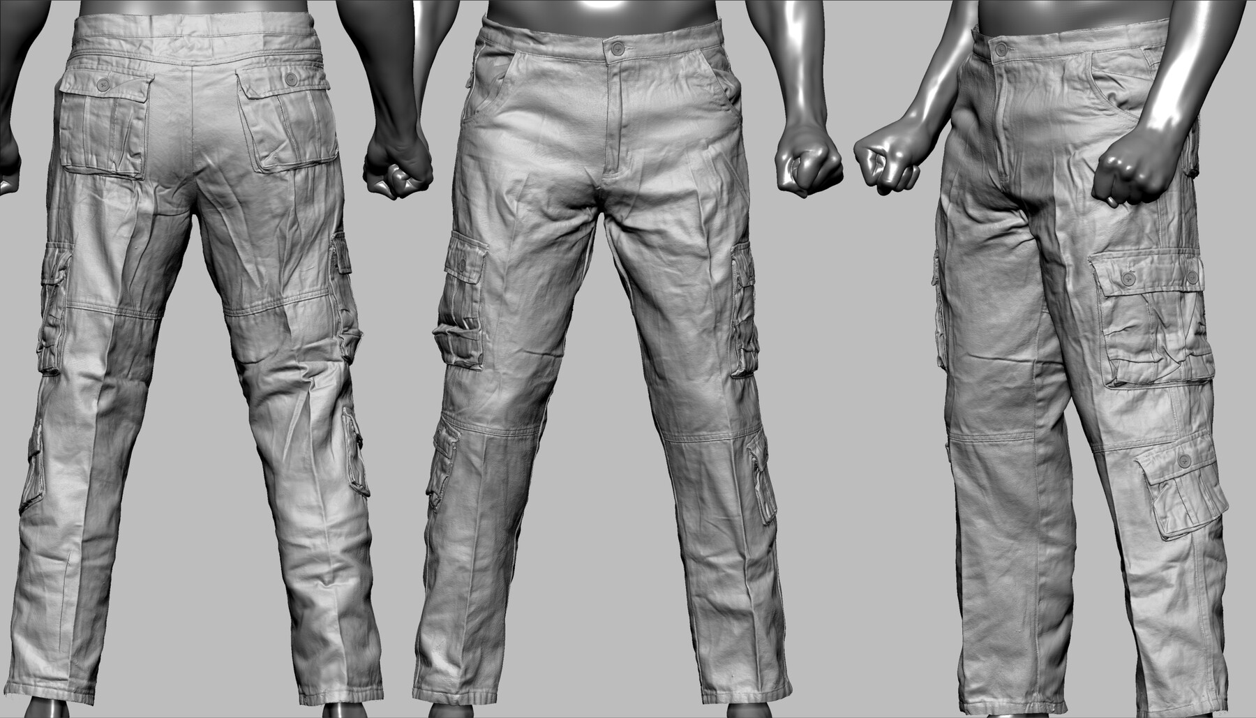 ArtStation - Cargo Pants 002 | Game Assets