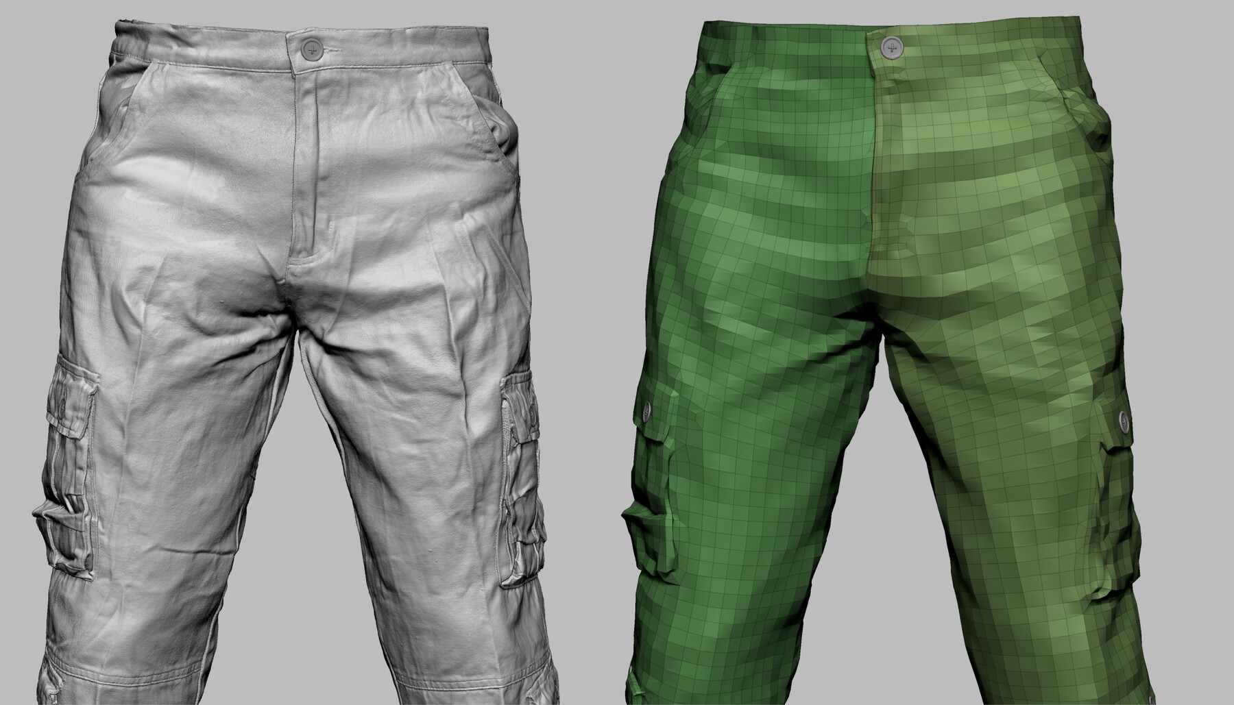 ArtStation - Cargo Pants 002 | Game Assets