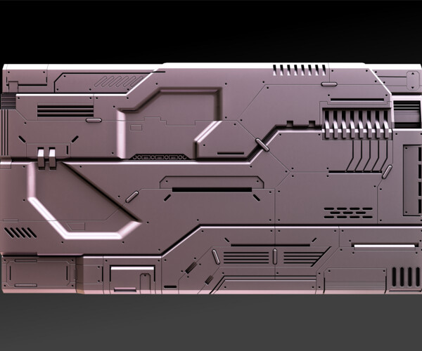 ArtStation - SCI-FI WALL PANELS VOL.01 | Resources