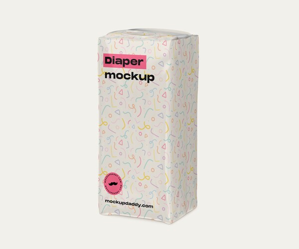 ArtStation - Big Diaper Bag Mockup | Artworks