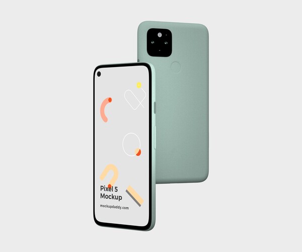 ArtStation - Google Pixel 5 Mockup | Artworks
