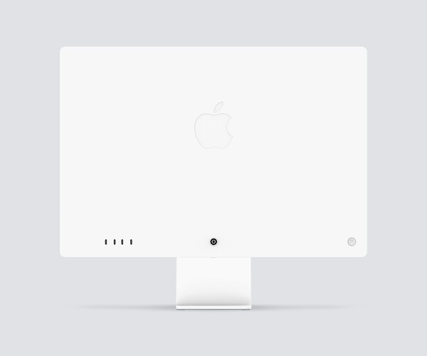 ArtStation - iMac 2021 Clay Mockup | Artworks