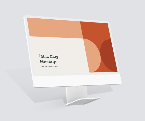 ArtStation - iMac 2021 Clay Mockup | Artworks