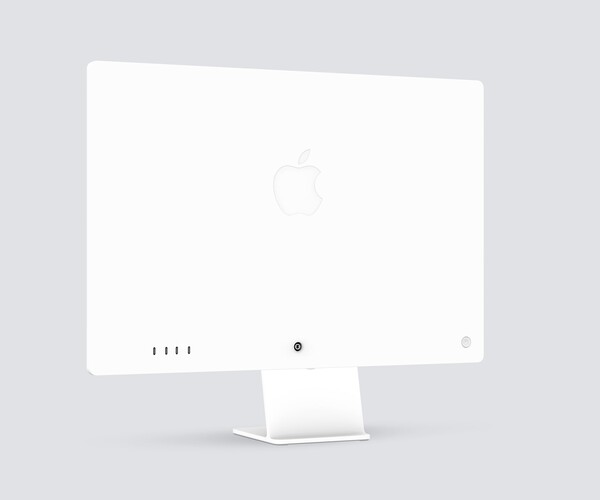 ArtStation - iMac 2021 Clay Mockup | Artworks