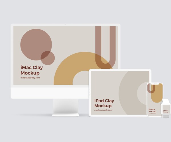 ArtStation - iMac 2021 Clay Mockup | Artworks