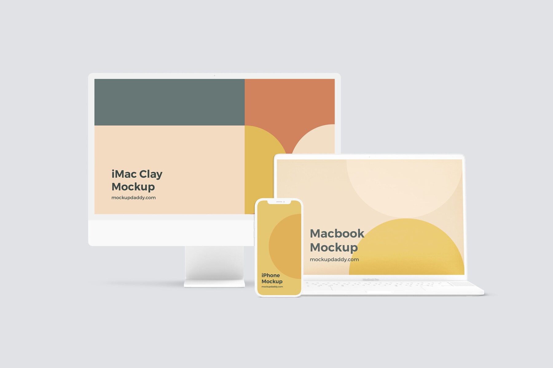 ArtStation - iMac 2021 Clay Mockup | Artworks