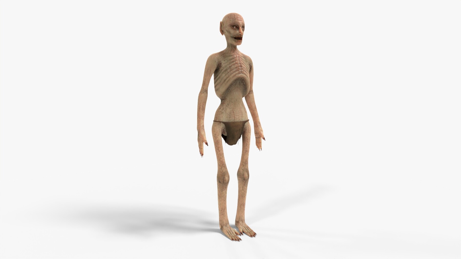 ArtStation - 3D Model: Humanoid Horror Creature | Resources