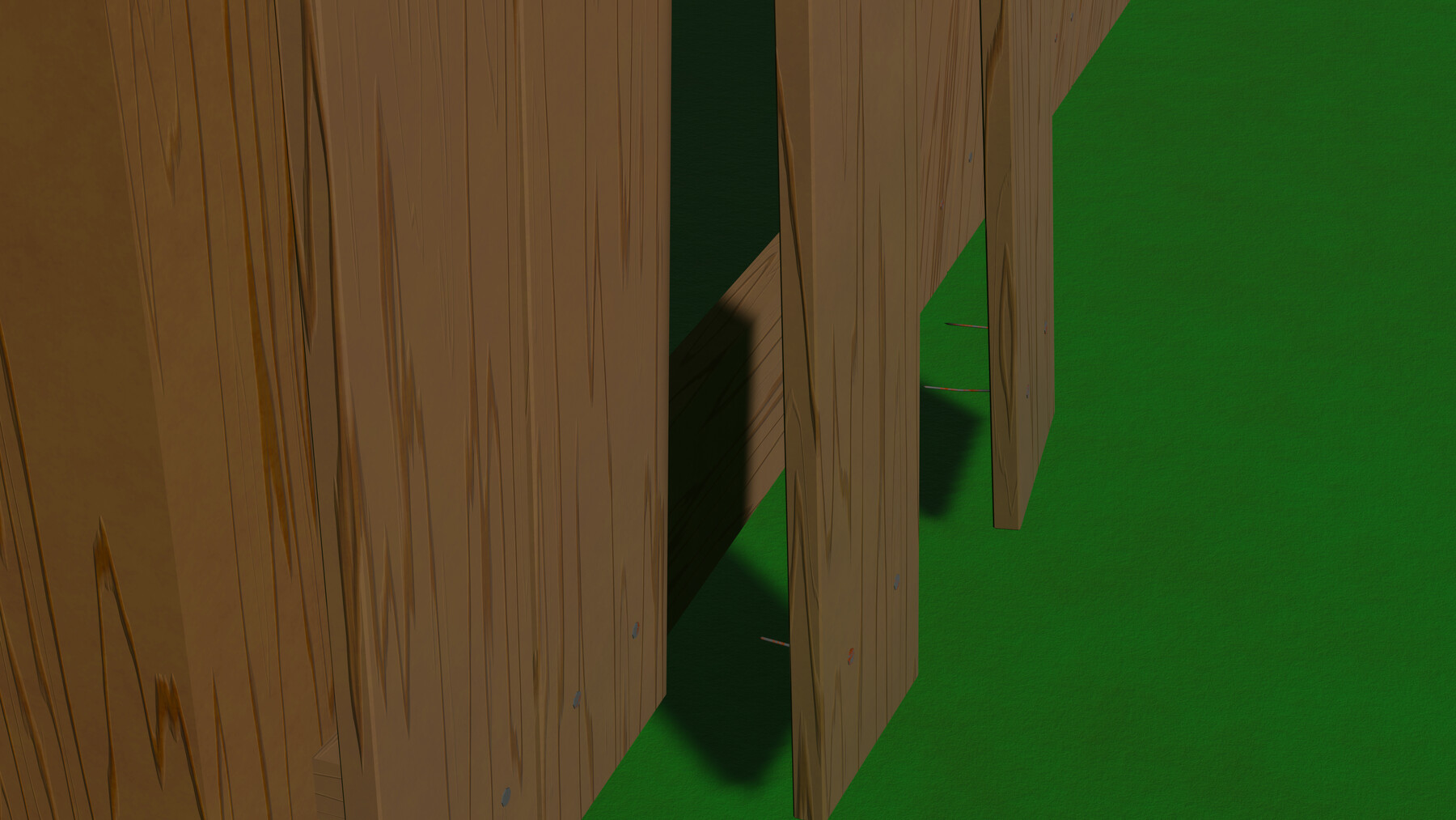 ArtStation - Wooden Cartoon Fance | Game Assets