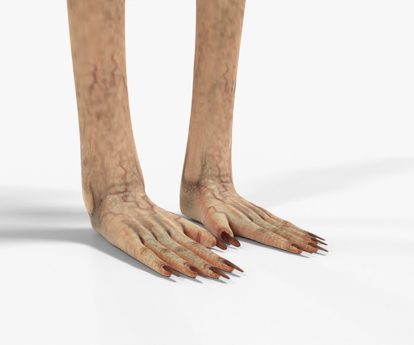 ArtStation - 3D Model: Humanoid Horror Creature | Resources