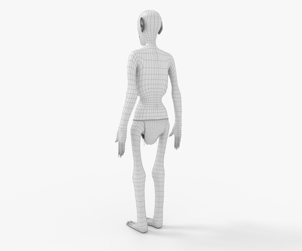 ArtStation - 3D Model: Humanoid Horror Creature | Resources