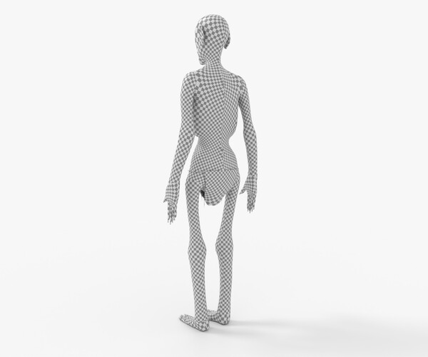 ArtStation - 3D Model: Humanoid Horror Creature | Resources