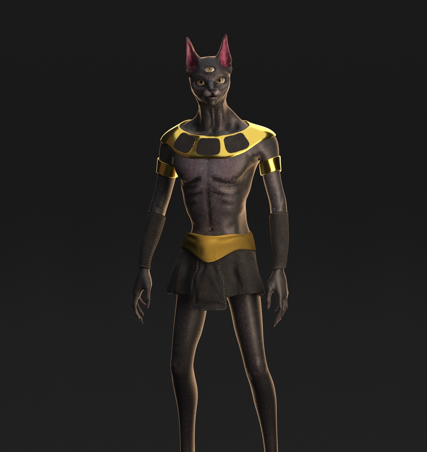 ArtStation - cat man | Game Assets