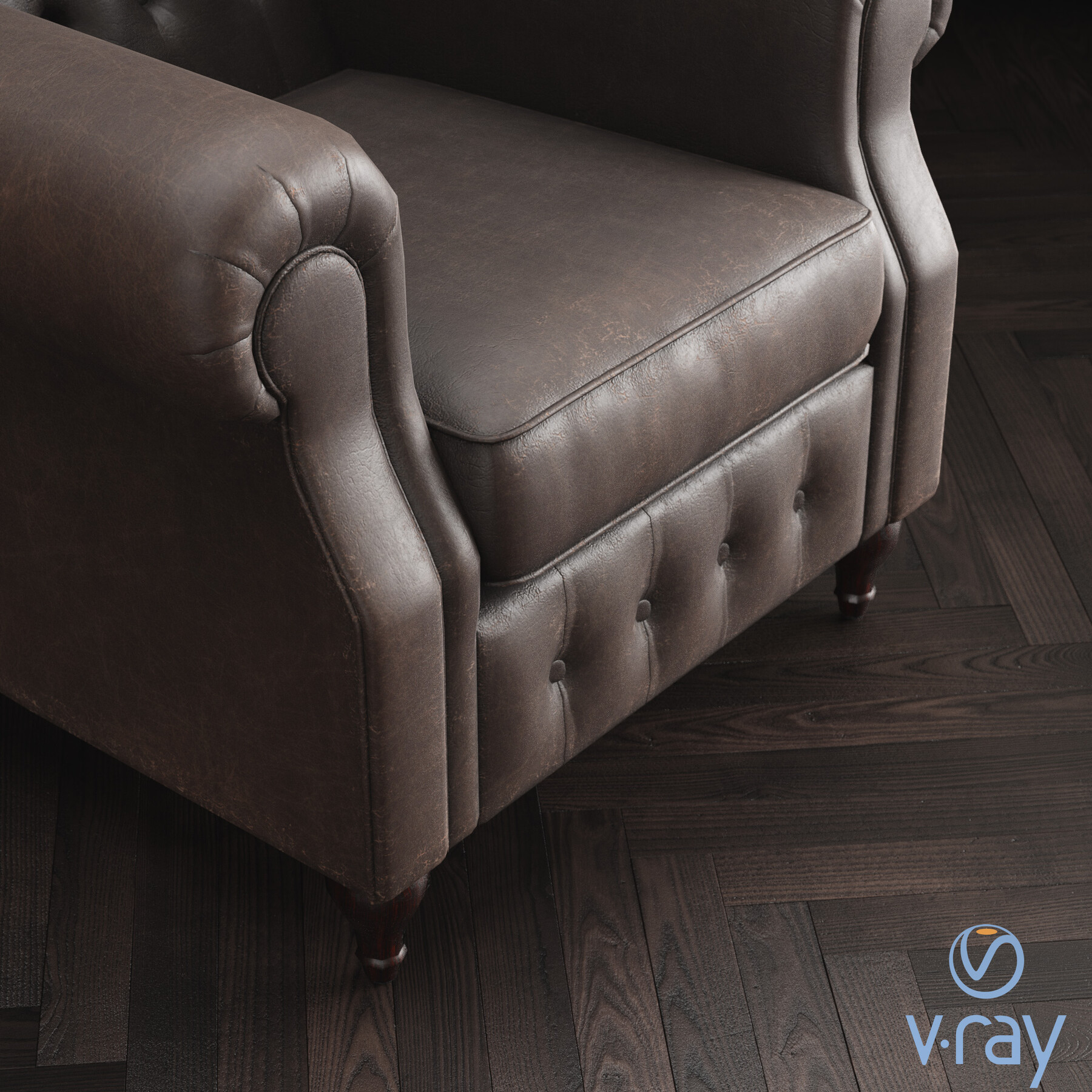 ArtStation - Armchair of Sherlock Low Poly | Game Assets