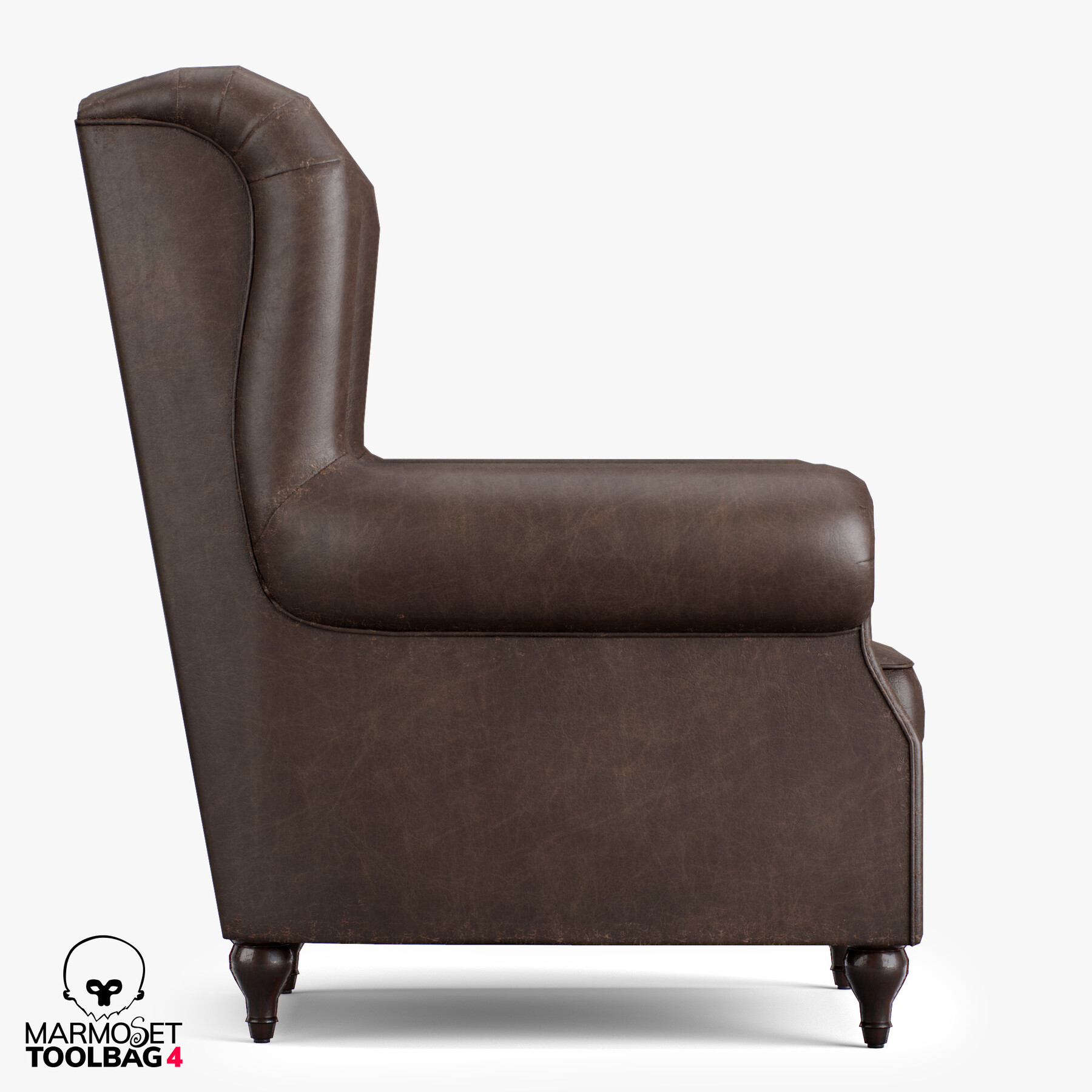 ArtStation - Armchair of Sherlock Low Poly | Game Assets